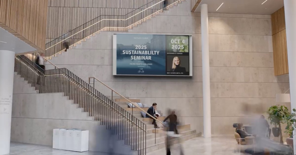 Ny version av Smartsign – ”tar digital signage till nästa nivå”