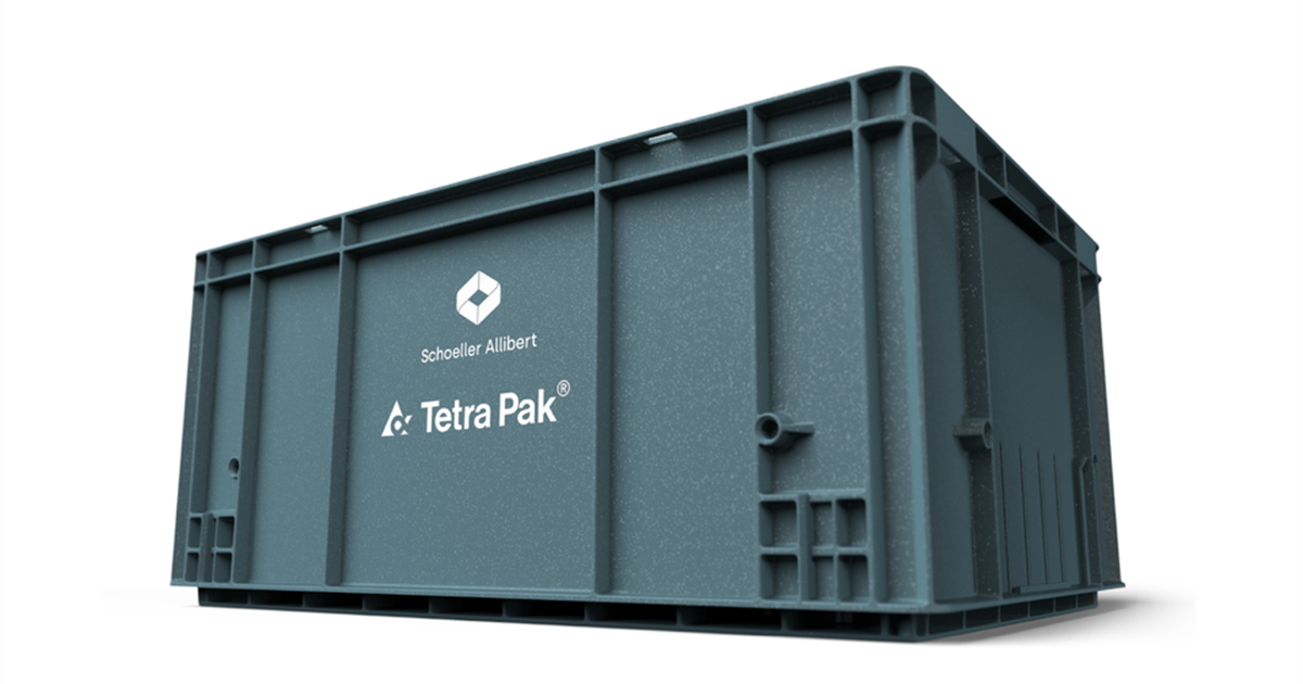 Tetra Pak och Schoeller Allibert tillverkar transport­lådor av ...