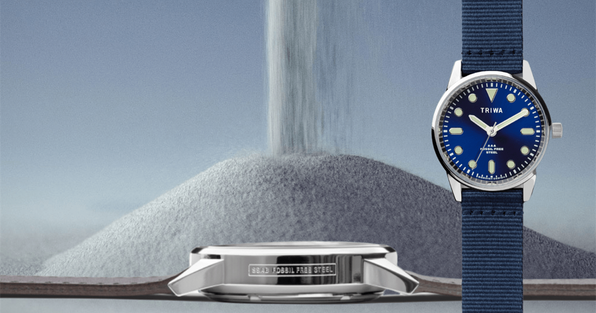SSAB och TRIWA släpper klocka tillverkad av fossilfritt stål